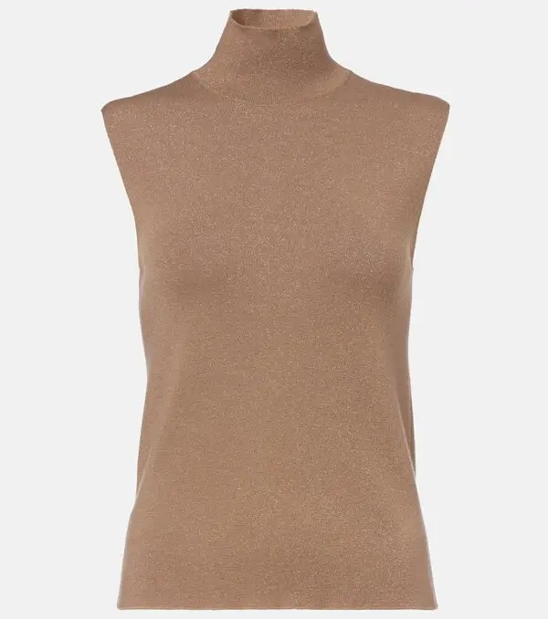 Loro Piana Luciole Cashmere-blend Sweater Vest - Brown