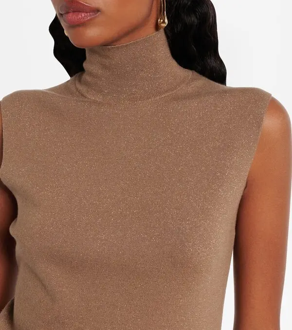 Loro Piana Luciole Cashmere-blend Sweater Vest - Brown