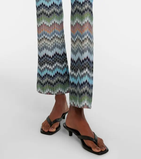 Missoni Zigzag Straight Pants - Blue