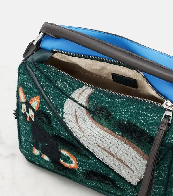 Loewe X Louis Wain Futurism Cat Puzzle Top-handle Bag - Multicoloured