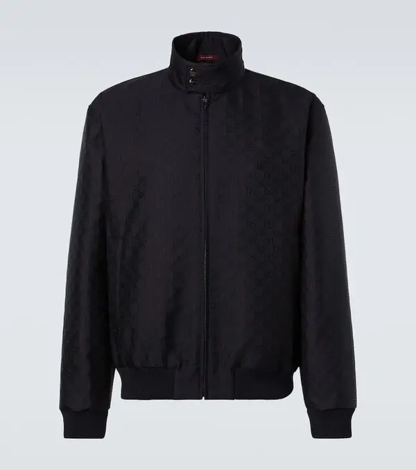 Gucci Gg Jacquard Track Jacket