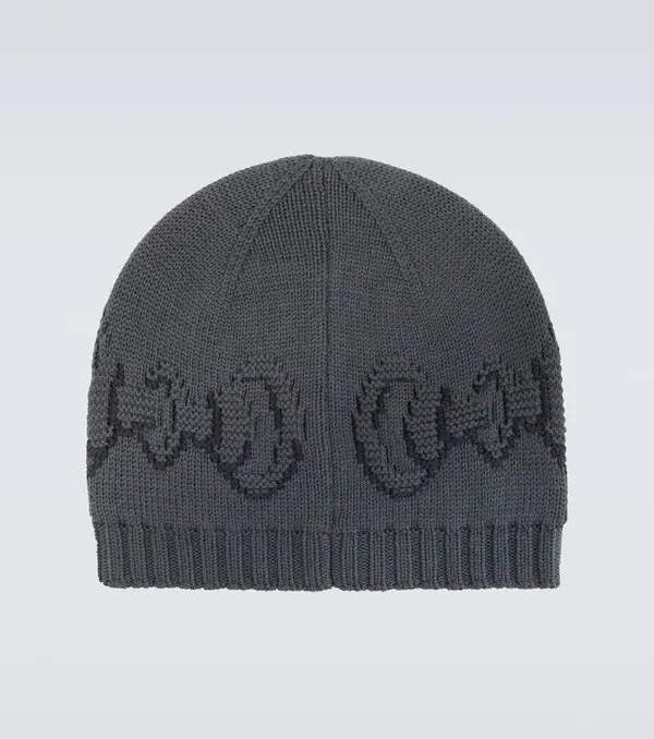 Gucci Horsebit Wool Beanie - Grey