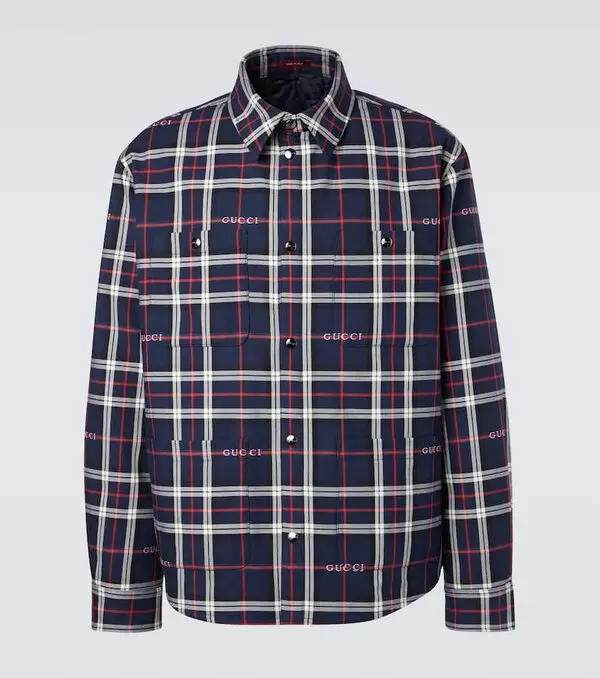 Gucci Plaid Cotton Shirt