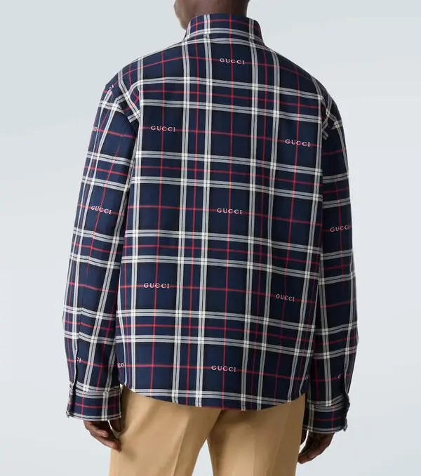Gucci Plaid Cotton Shirt