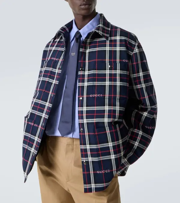 Gucci Plaid Cotton Shirt