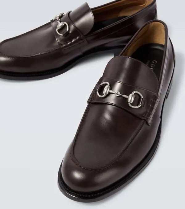 Gucci Horsebit Leather Loafers
