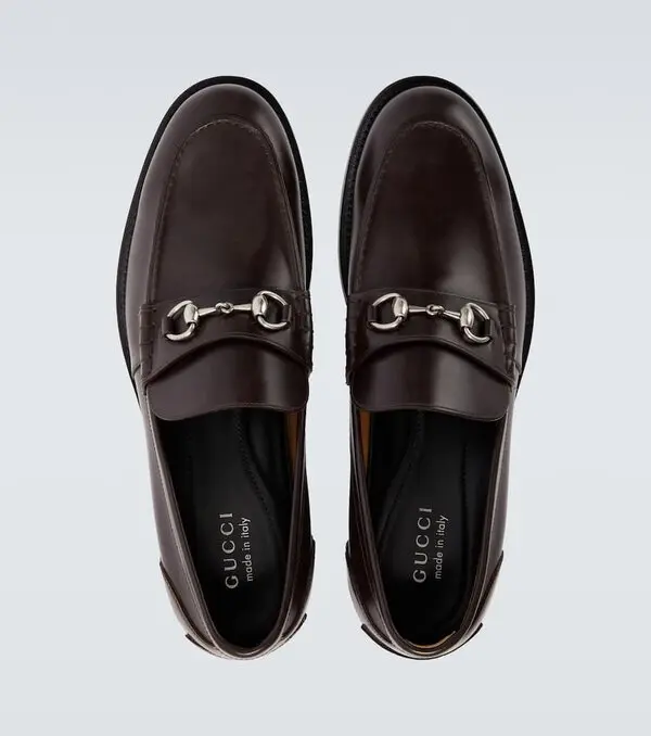 Gucci Horsebit Leather Loafers