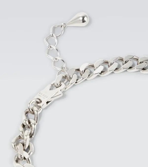 Gucci Interlocking G Sterling Chain Bracelet