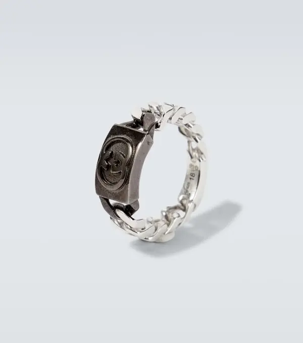 Gucci Interlocking G Sterling Ring