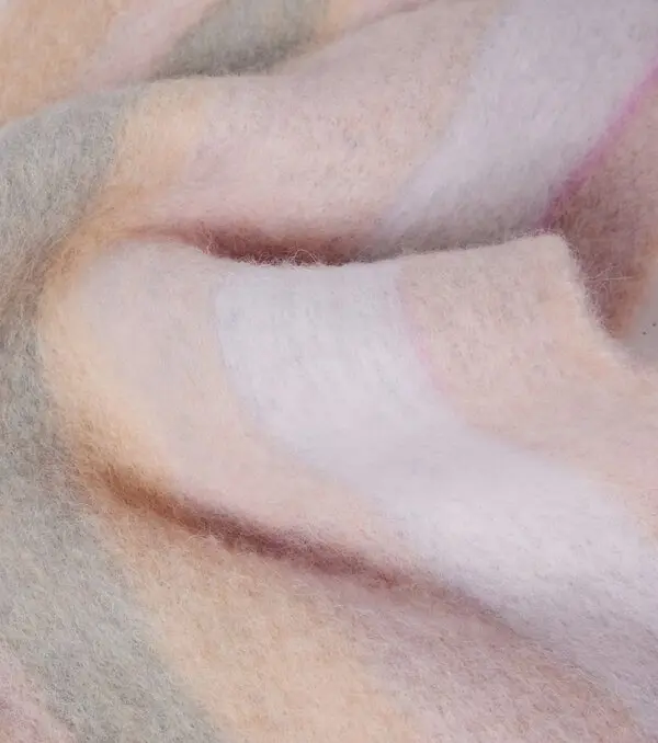 Loewe Striped Alpaca And Wool-blend Scarf - Multicoloured