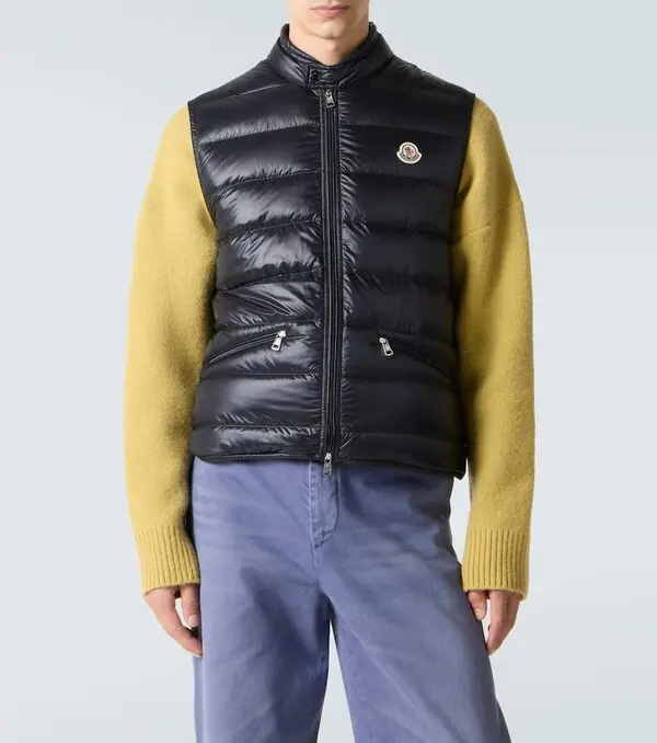 Moncler Gui Down Vest - Blue