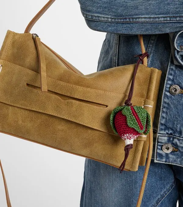 JW Anderson Radish Knitted Bag Charm