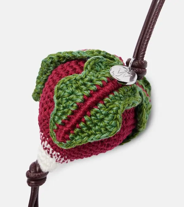 JW Anderson Radish Knitted Bag Charm