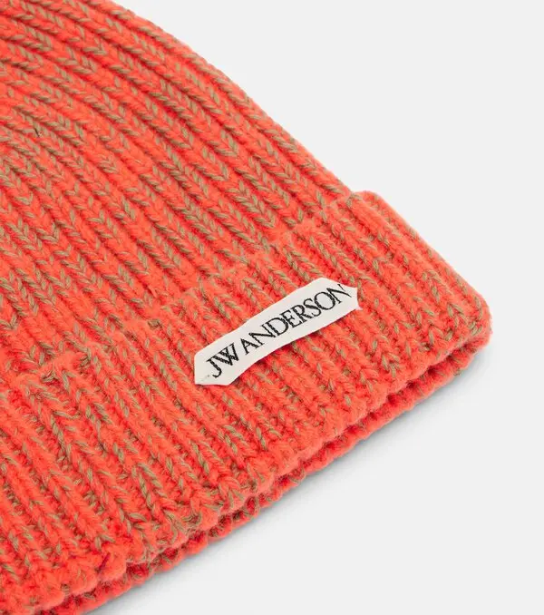 JW Anderson Ribbed-knit Beanie