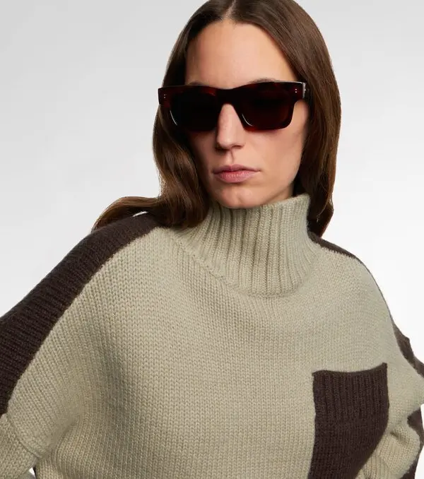 JW Anderson Rectangular Sunglasses - Brown