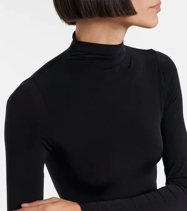 Wolford Buenos Aires Sheer Bodysuit - Black
