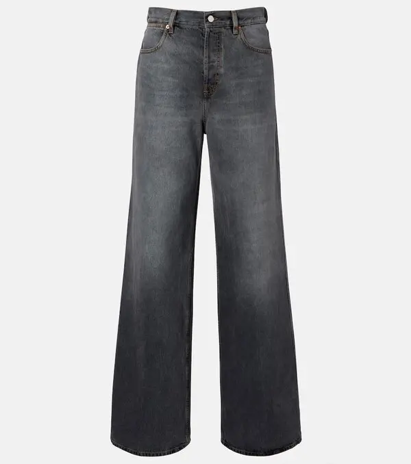 Gucci Faded Wide-leg Jeans