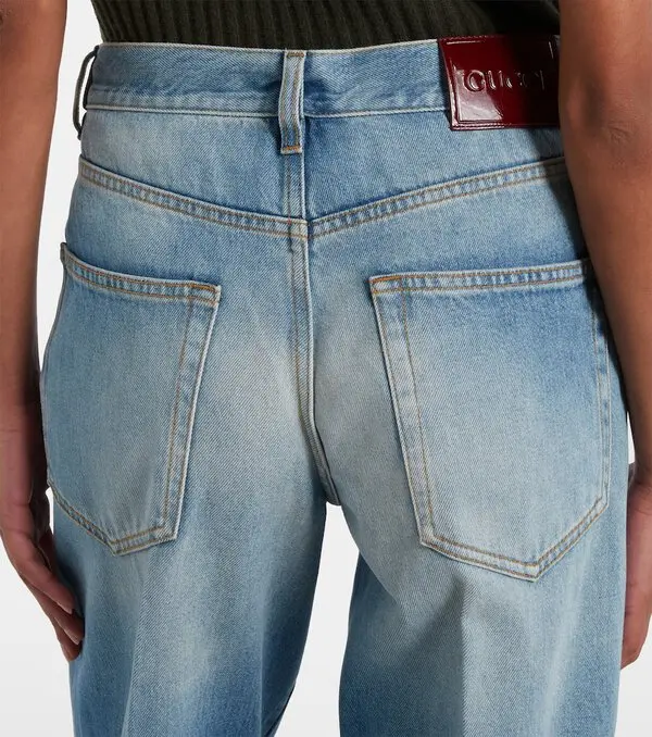 Gucci Horsebit Mid-rise Flared Jeans