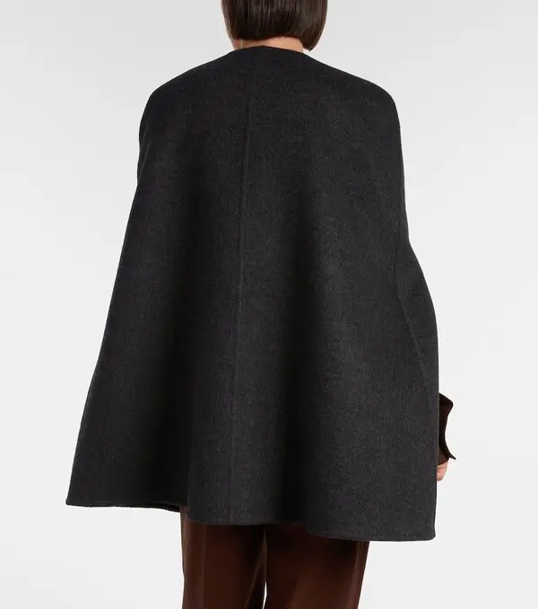 Gucci Caban Horsebit Wool Cape