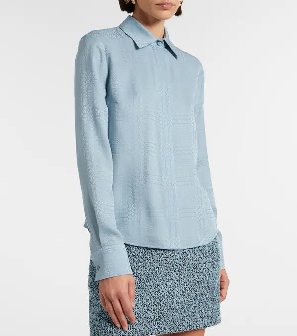 Gucci Silk Shirt - Blue