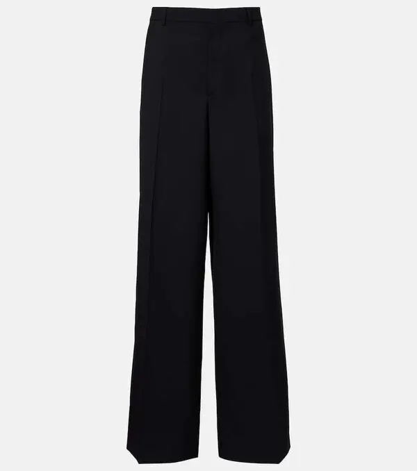 Gucci High-rise Wool Straight Pants