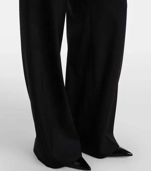 Gucci High-rise Wool Straight Pants