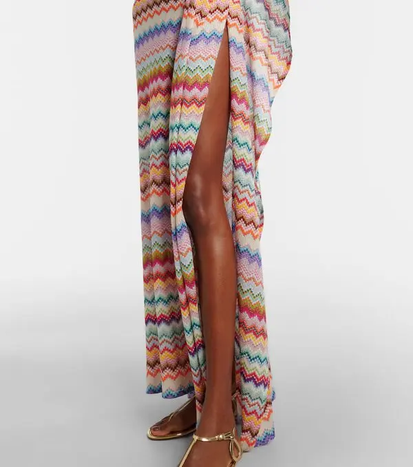 Missoni Zigzag Lamé Kaftan - Multicoloured
