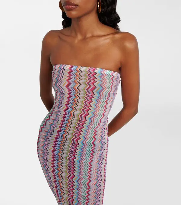 Missoni Strapless Mini Dress