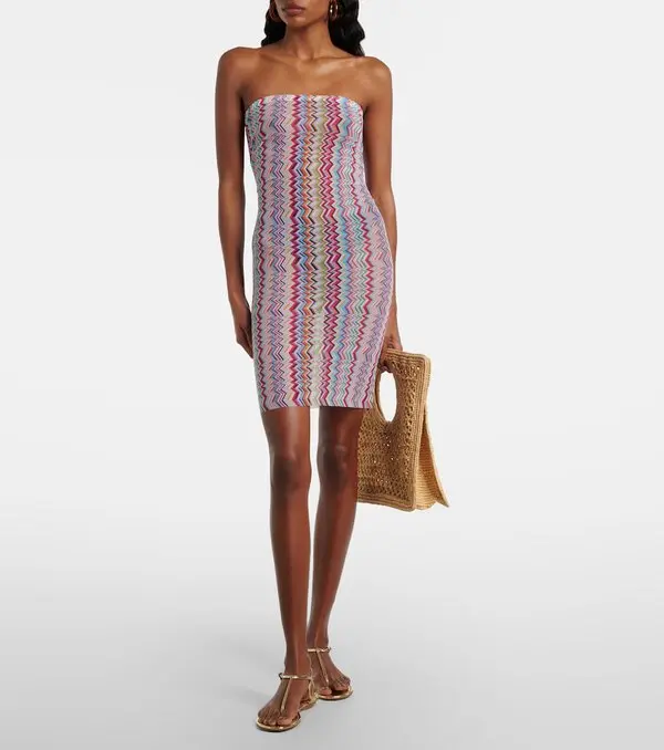 Missoni Strapless Mini Dress