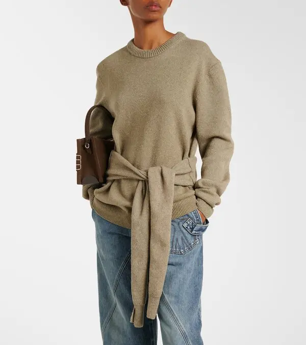 JW Anderson Wool And Cotton Sweater - Green