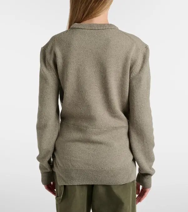 JW Anderson Wool And Cotton Sweater - Green