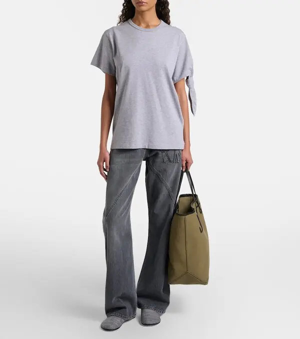 JW Anderson Cotton Jersey T-shirt - Grey