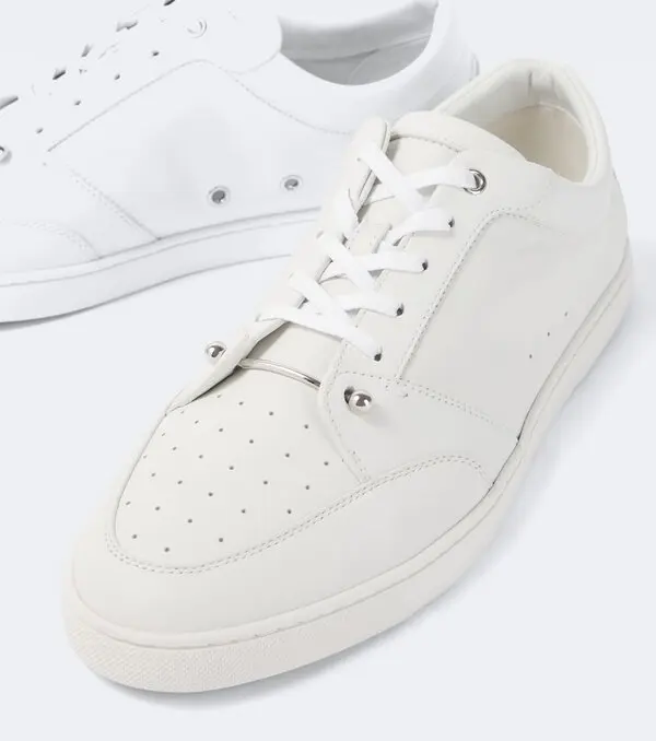 CHRISTIAN LOUBOUTIN Chambelisneak Leather Sneakers - White