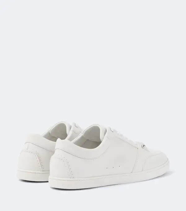 CHRISTIAN LOUBOUTIN Chambelisneak Leather Sneakers - White