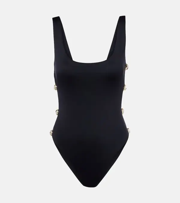 Simkhai Embellished Swimsuit - Black