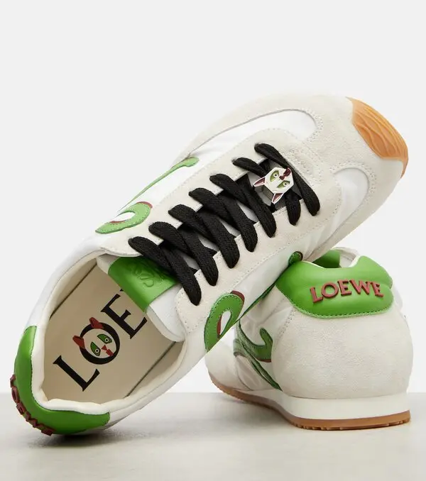 Loewe X Louis Wain Ballet Runner 2.0 Sneakers - White