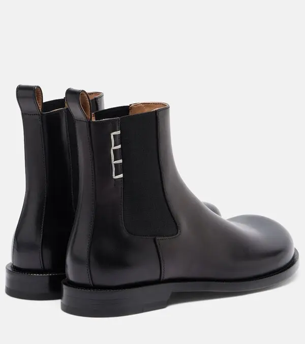 JW Anderson Leather Chelsea Boots - Black