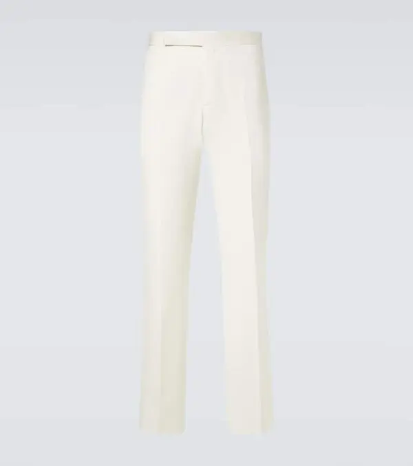 LARDINI High-rise Slim Pants