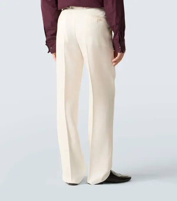 LARDINI High-rise Slim Pants