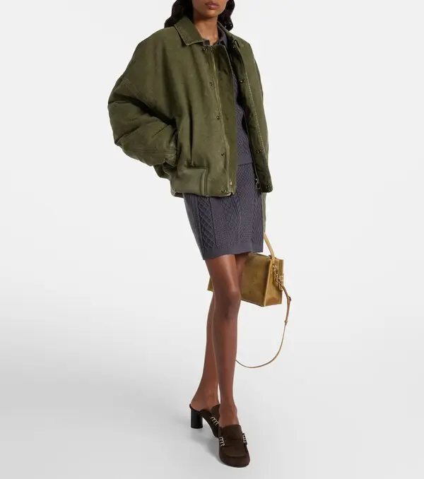 JW Anderson 75 Suede Mules - Brown