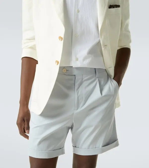 LARDINI Cotton-blend Shorts