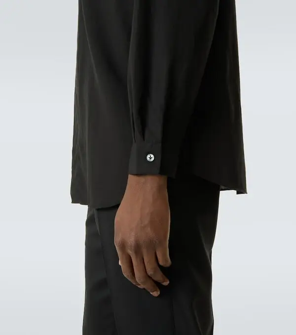 LARDINI Tencel And Linen Shirt