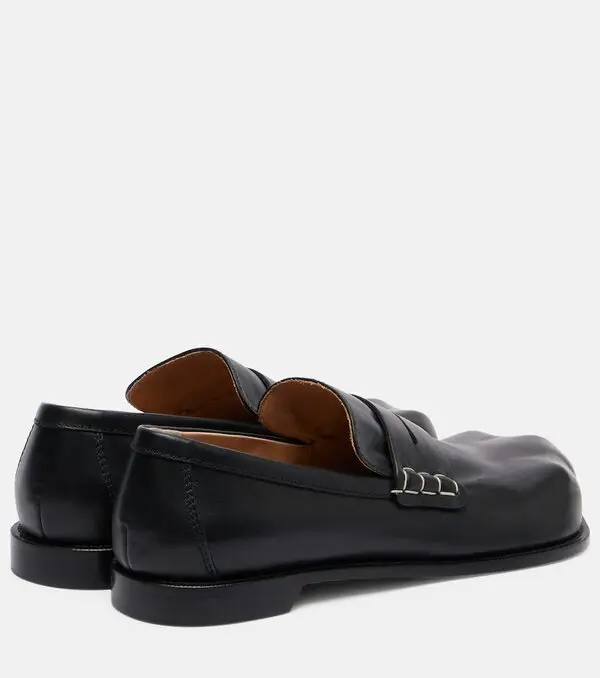 JW Anderson Calf Leather Loafers - Black