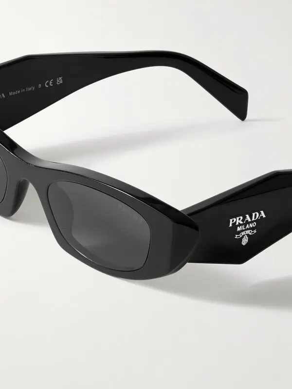 Prada Symbole Cat-eye Acetate Sunglasses