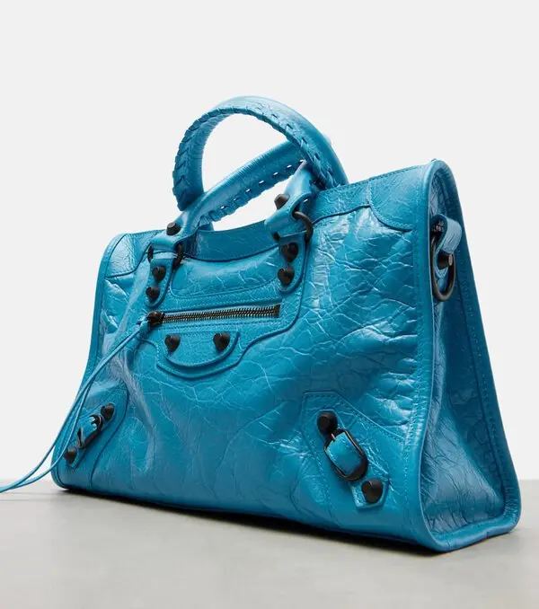 Balenciaga Le City Small Leather Tote Bag