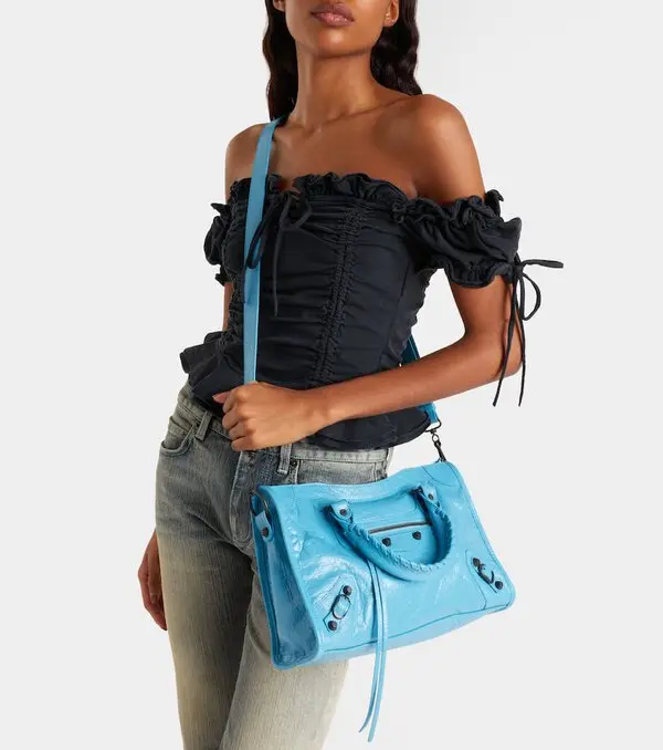 Balenciaga Le City Small Leather Tote Bag