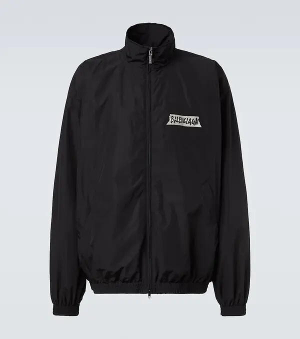 Balenciaga Masking Tape Cotton-blend Track Jacket