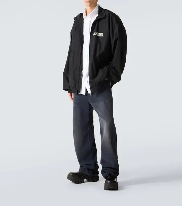 Balenciaga Masking Tape Cotton-blend Track Jacket