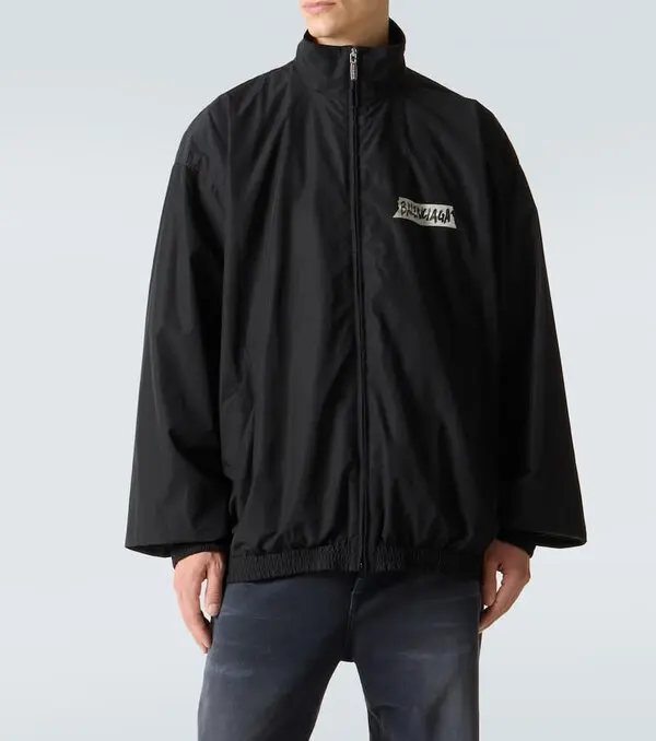Balenciaga Masking Tape Cotton-blend Track Jacket
