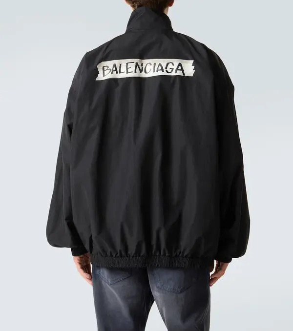 Balenciaga Masking Tape Cotton-blend Track Jacket